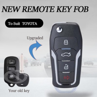 Upgraded 2003-2009 Toyota 4Runner 2004-2007 Sequoia Remote Control Key ...