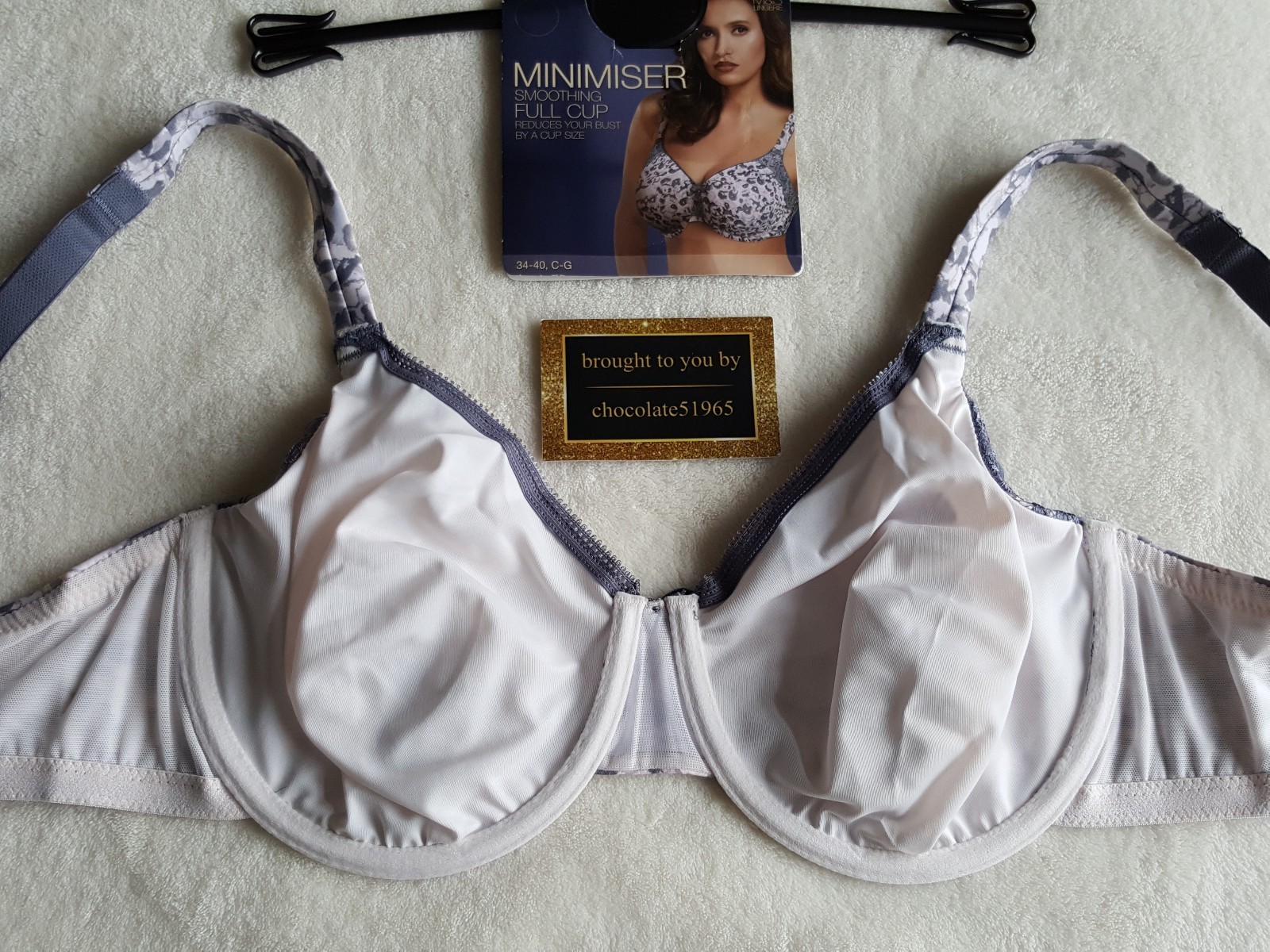 NEW M&S SMOOTHING FULL CUP MINIMISER BRA 34C - GREY MIX | eBay
