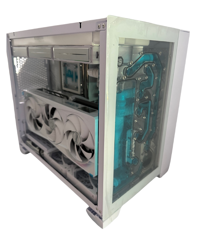 PC GAMING WATERCOOLED WINTER WHITE PC AMD 9800X3D NVIDIA RTX 5090 | eBay