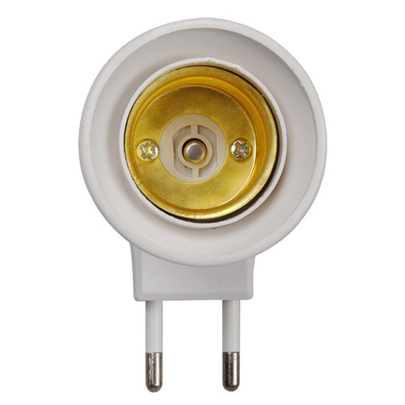 E27 LED Light Male Sochet Base Type to AC Power 220V EU Plug Lamp ...