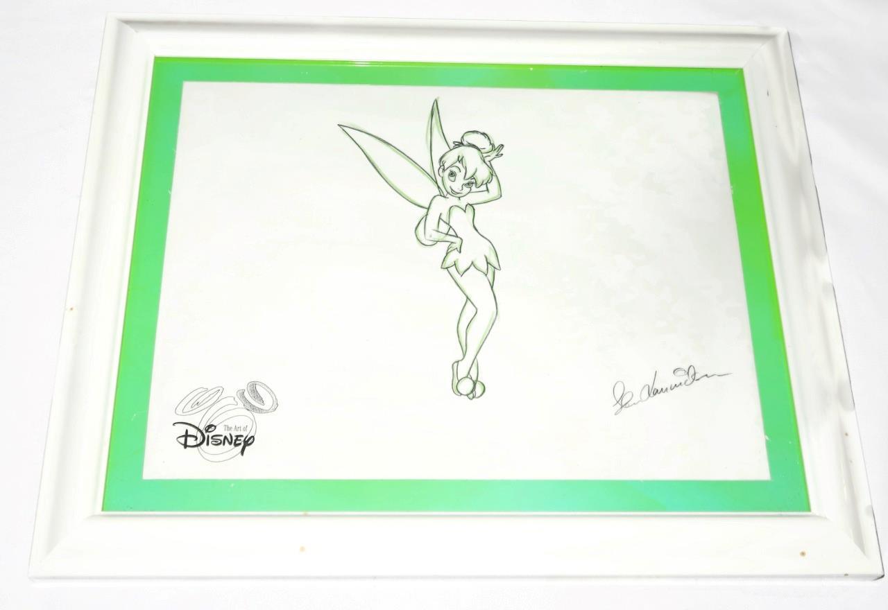 Art of Disney TINKERBELL Two Color Line Drawing, Signed by Artist ...