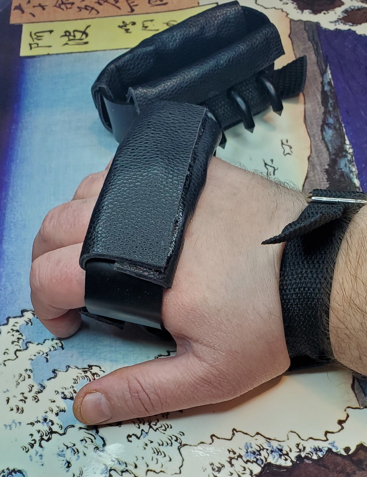 Tekagi Shuko, Tiger Hands. Tool Steel Cuffs w/ Claws, Hand Padding ...