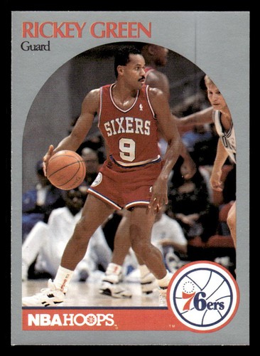 Rickey Green 1990 Hoops #425 Philadelphia 76ers | eBay