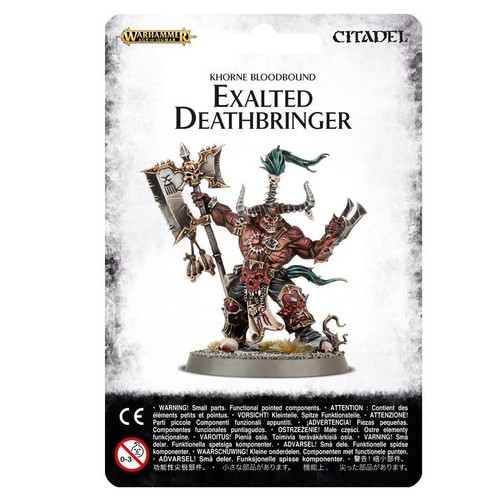 Warhammer AOS Khorne Bloodbound : Exalted Deathbringer with Ruinous Axe ...