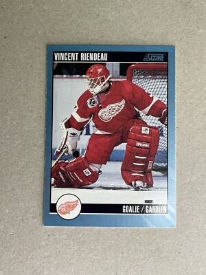 1992-93 Score Canadian Hockey Card #396 Vincent Riendeau | eBay