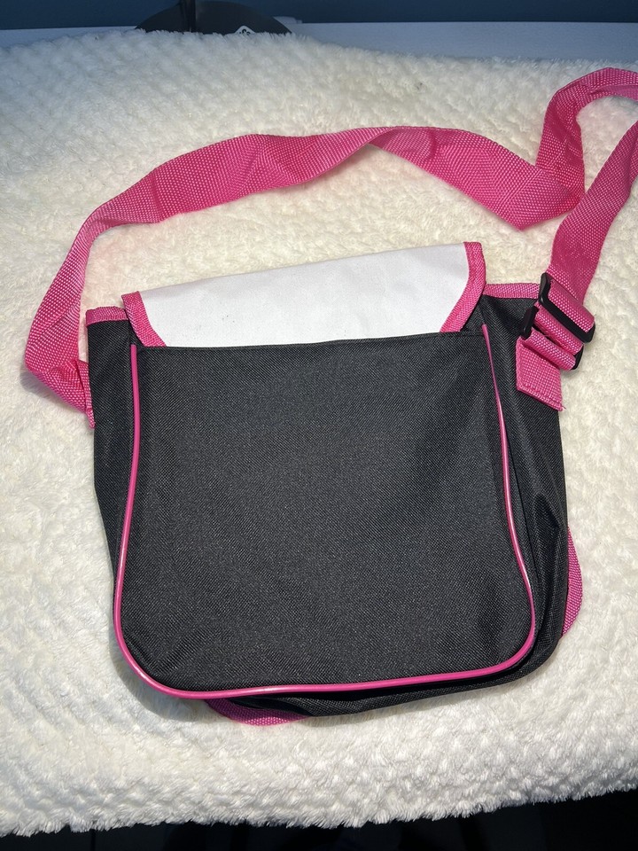 Jojo Siwa Unicorn Canvas Purse Bag Rainbows Pink and Black Adjustable ...