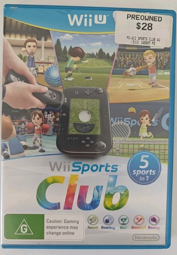 Wii Sports Club Wii U- Tested Working- Comes With Insert. Free Postage ...