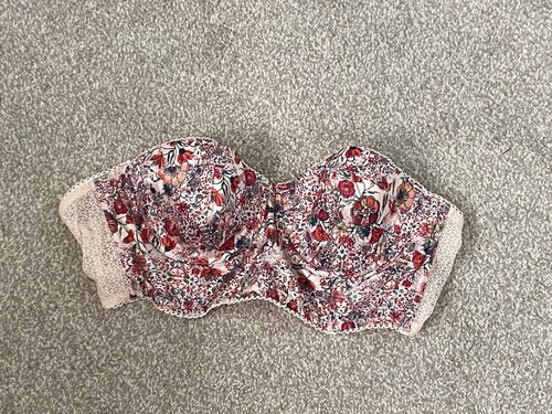 PINK FLORAL MULTI-WAY BRALETTE SIZE 34D VICTORIAS SECRET NWOT | eBay UK