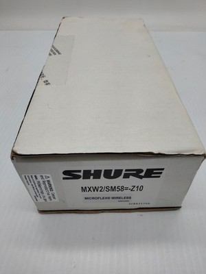 Shure MXW2/SM58 Wireless Microphone, Z10, Handheld Transmitter with ...