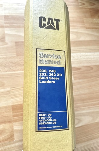 CAT CATERPILLAR 236 246 252 262 XR SKID STEER LOADERS REPAIR SERVICE ...