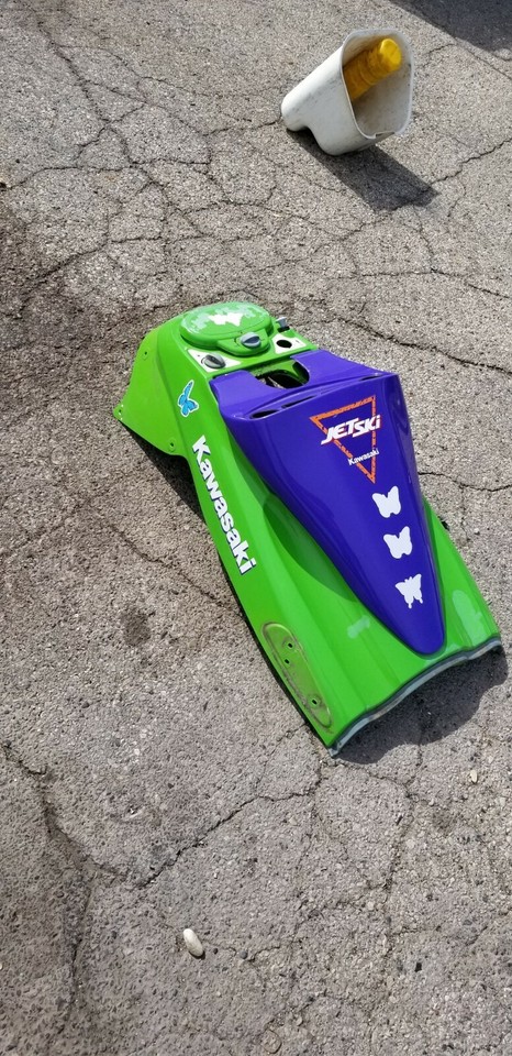 1995-2001 Kawasaki ZXI 900 1100 750 JETSKI TOP HOOD HATCH COWL LID ...