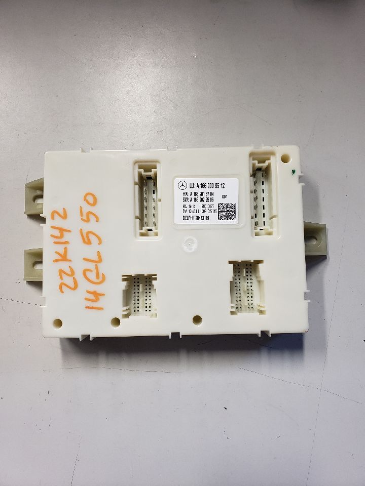2014-2016 MERCEDES GL550 X166 SAM CONTROL MODULE 1669009512 SIGNAL ...