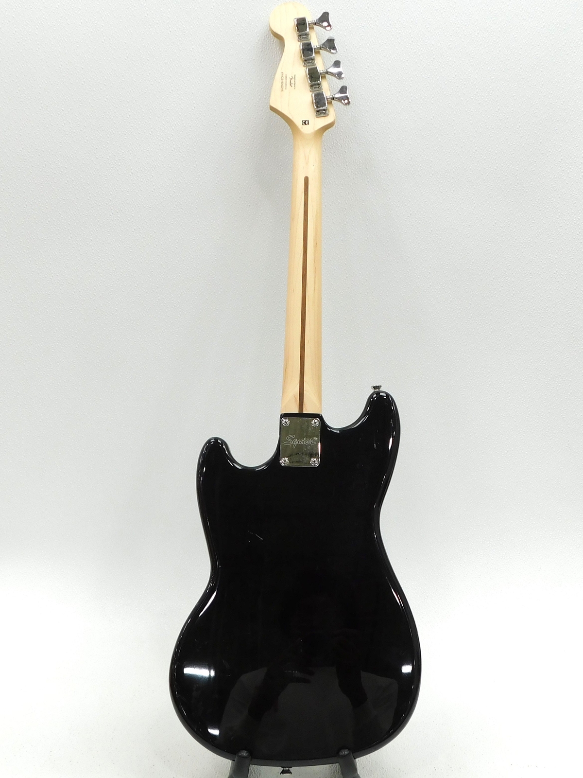 Squier by Fender Bronco Bass Black 4-String Electric Bass Guitar w/ Gig ...