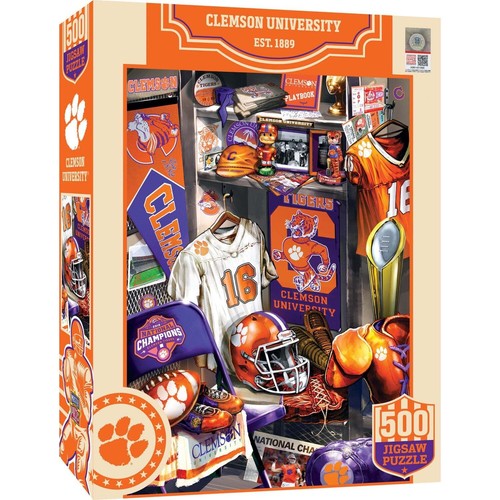 Clemson Tigers - Locker Room 500 Piece Jigsaw Puzzle | eBay
