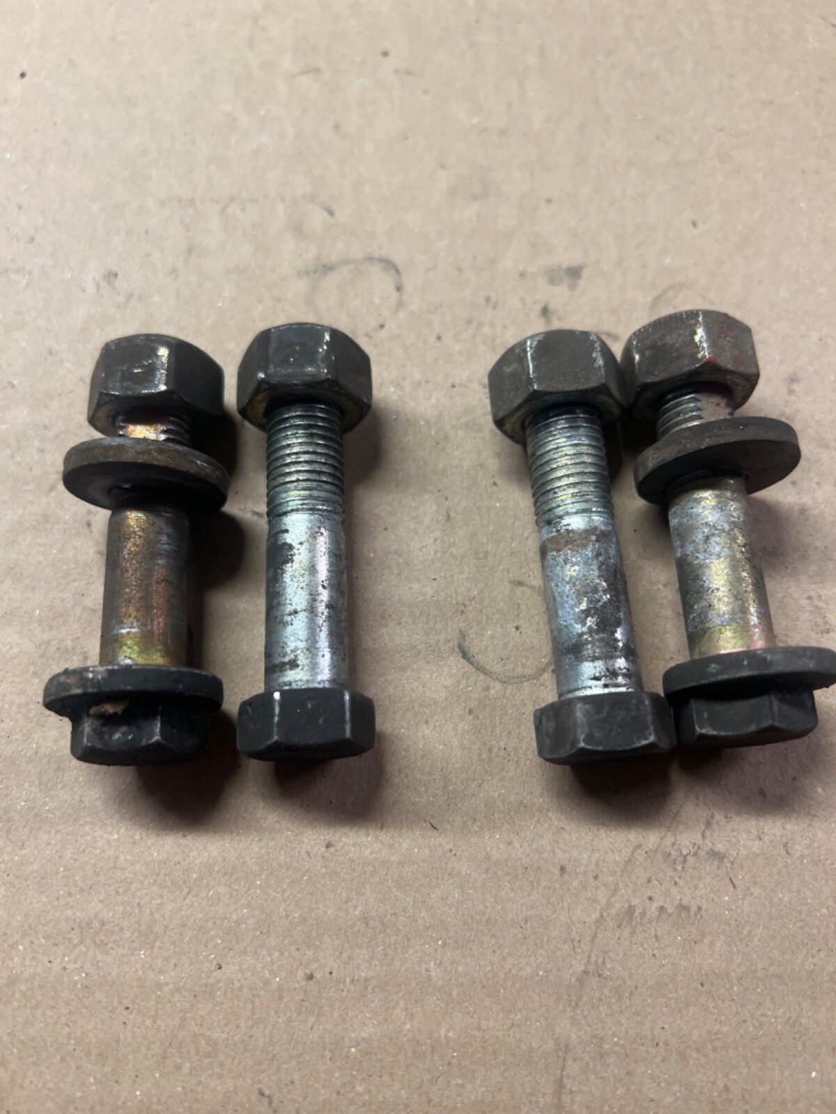 🥇84-91 PORSCHE 944 SET OF 4 FRONT SUSPENSION ECCENTRIC ADJUST CAMBER ...