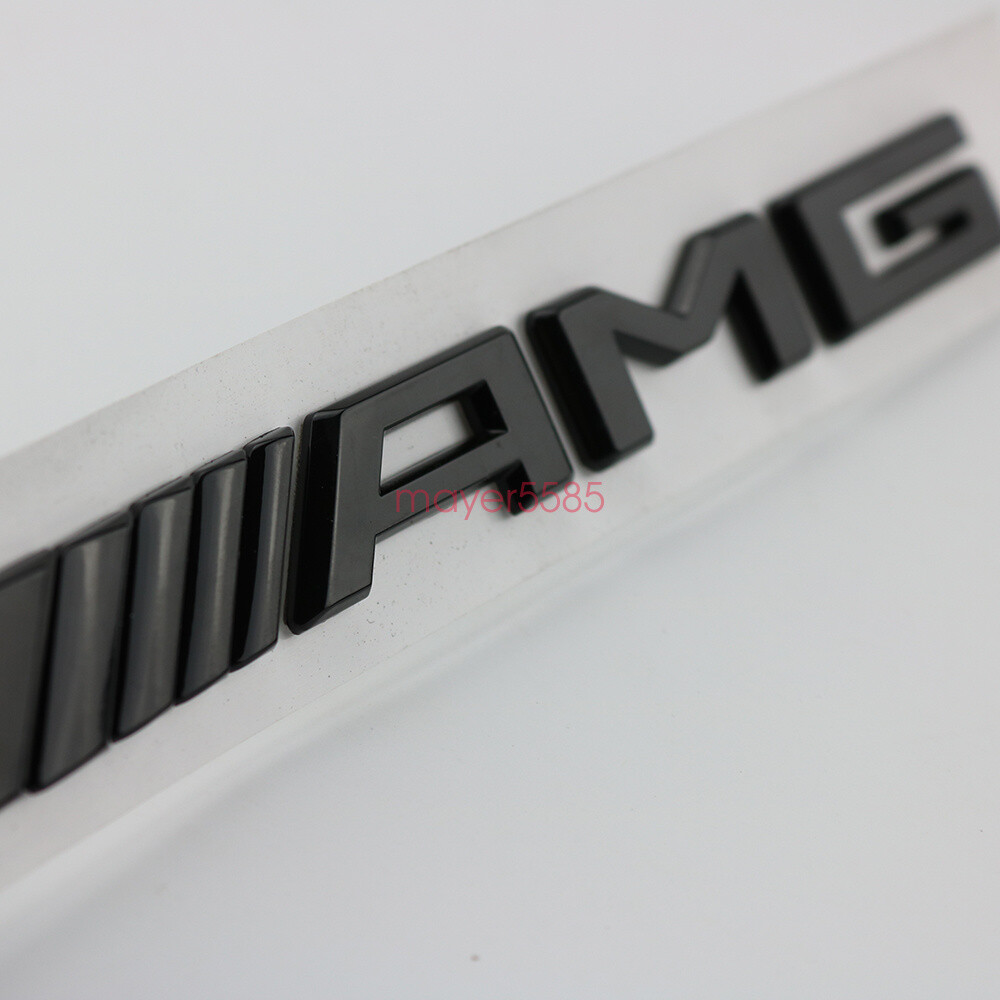 Matte black CLA45 AMG TURBO 4 MATIC Trunk Emblem Badge Sticker for ...