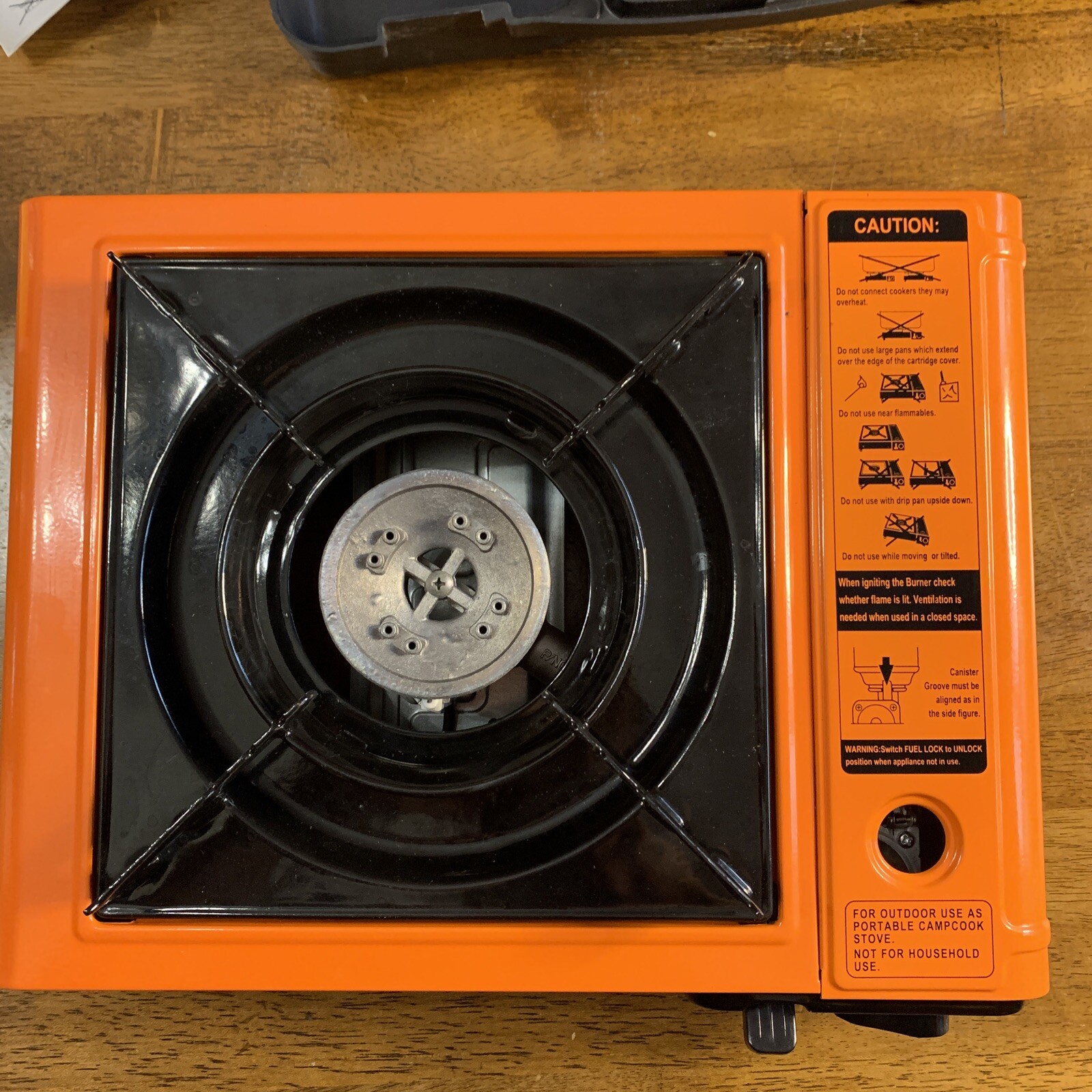 Volcano LMS-2500 Portable Gas Butane Camping Stove In Hard Plastic Case ...