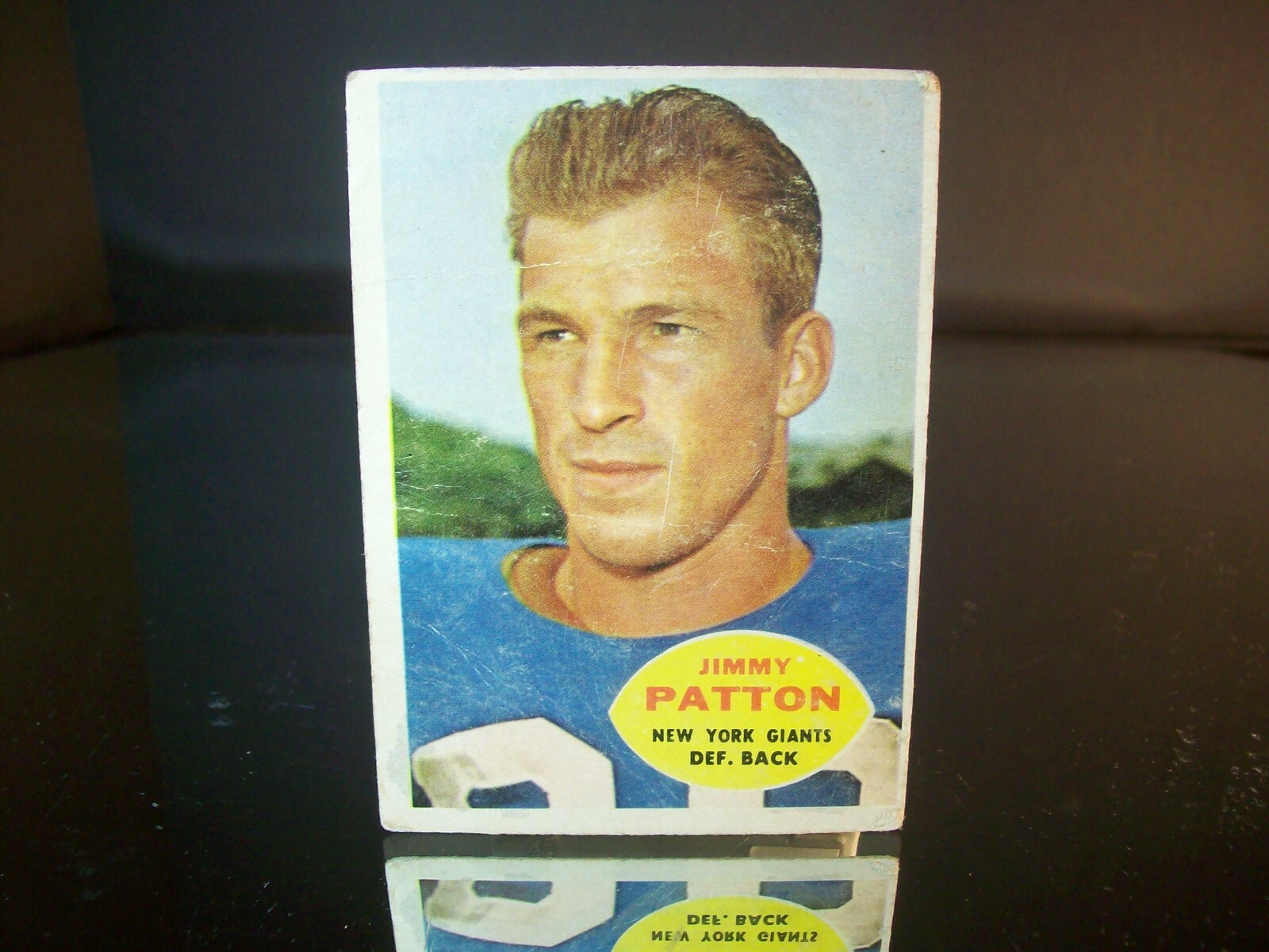 Jimmy Patton 1960 Card #79 New York Giants NFL Football | eBay