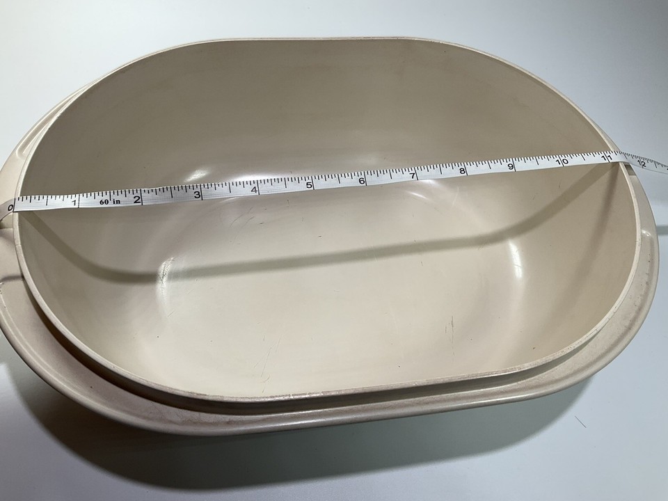 2 Vintage Tupperware Oval 3-QT #1780 and 1-QT #1782 NO Lids | eBay