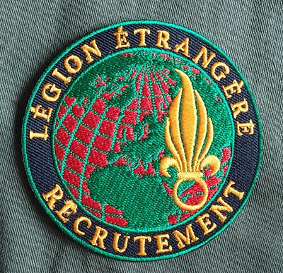 Ecusson recrutement Legion etrangere . Foreign Legion patch recruiting ...