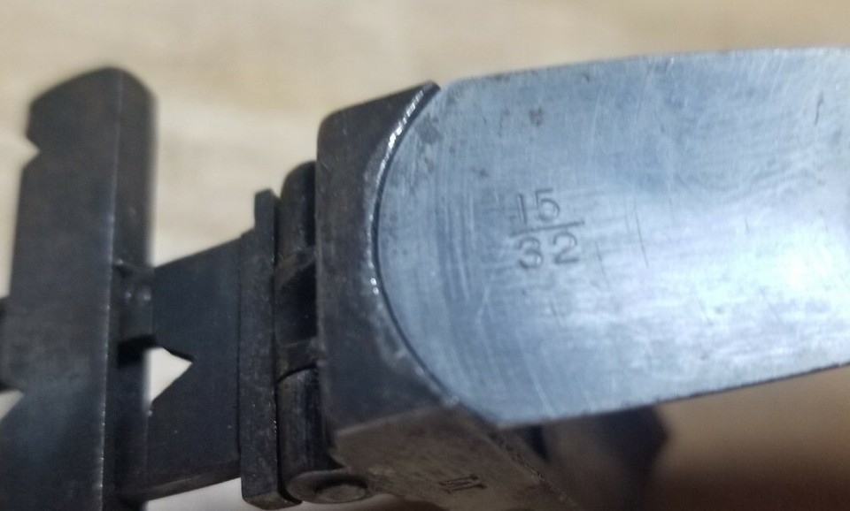 Trapdoor rifle Rear Sight Enfield Springfield ? Black powder ...