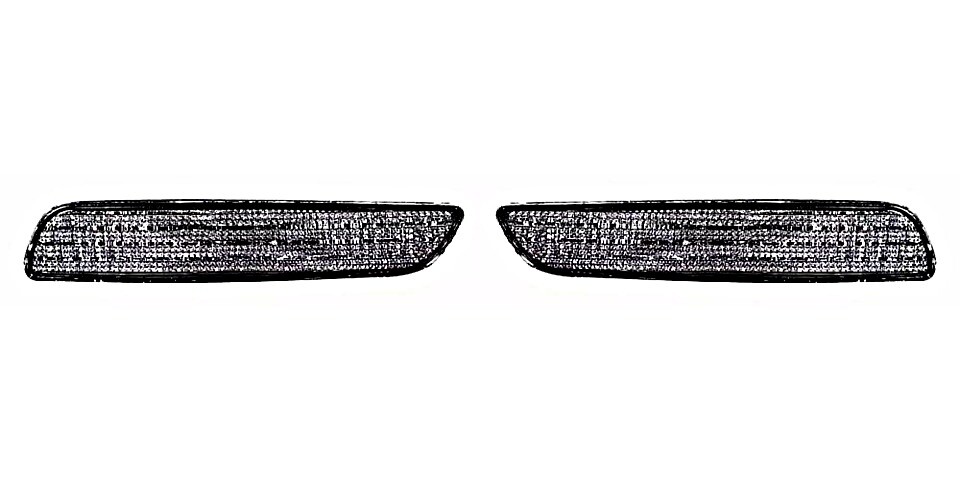 VOLVO S40 V40 Front Bumper Side Markers! PAIR SMOKE! 2001-2004 | eBay