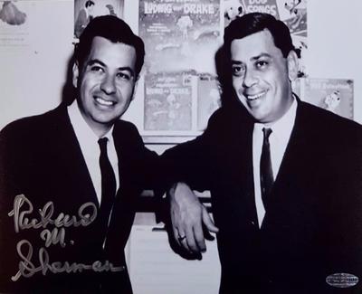 Disney composer Richard M Sherman autograph signed 8x10 Photo ~ OC COA ...