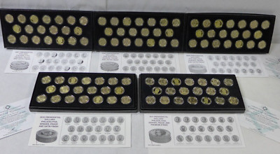 2007-2011 Everything Presidential Dollar 100 Coin Set, Proof and Satin ...
