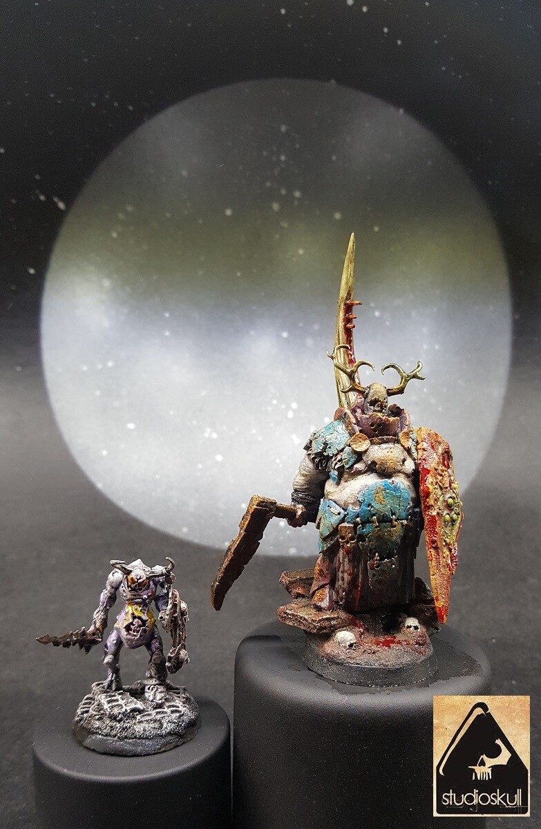 Lords of Blights & Lords of Plagues Chaos Nurgle Champion Warhammer 40k ...