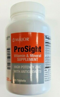 Major Prosight Vitamin and Mineral Supplement 120ct - Exp 12-2026 | eBay