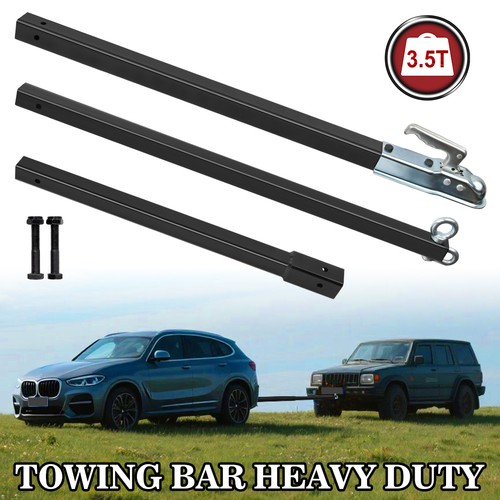 Heavy Duty 3.5 Ton 3500kg Recovery Towing Bar Tow Pole Car Van Extends ...