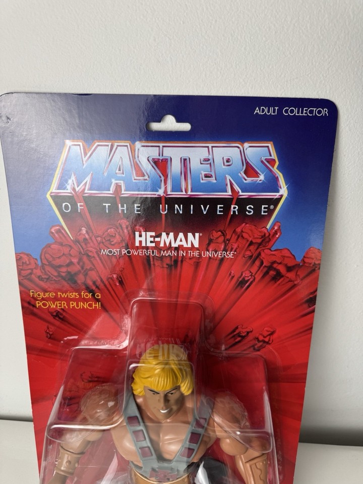 Masters of the Universe GIANT 12” JUMBO He Man Matty Collector Mattel ...
