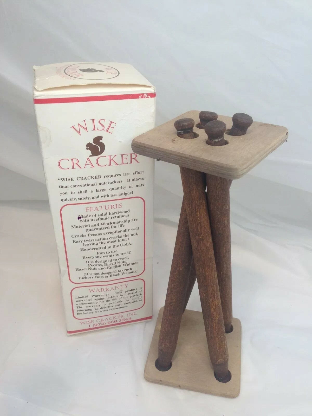 The Original Wise Cracker Nut Cracker Handcrafted in the USA Twister ...