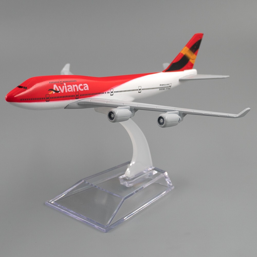 16cm Aircraft Boeing 747 Colombia Avianca Airlines Alloy Plane Model ...