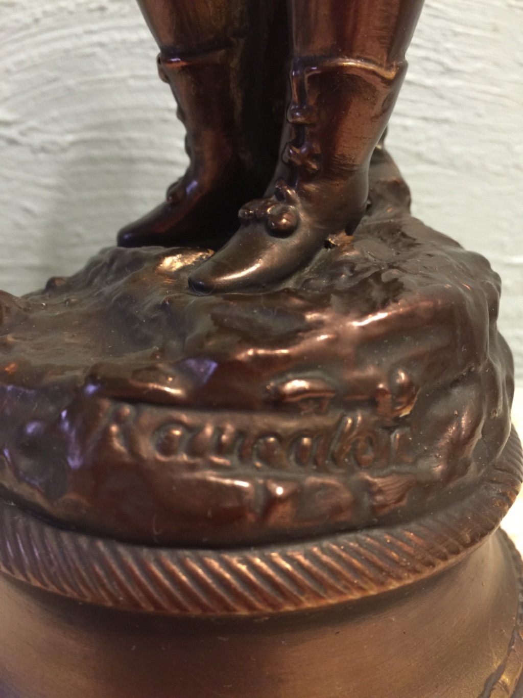 Exquisite Chalkware Statue Sculpturite Creations, School Girl Reading ...