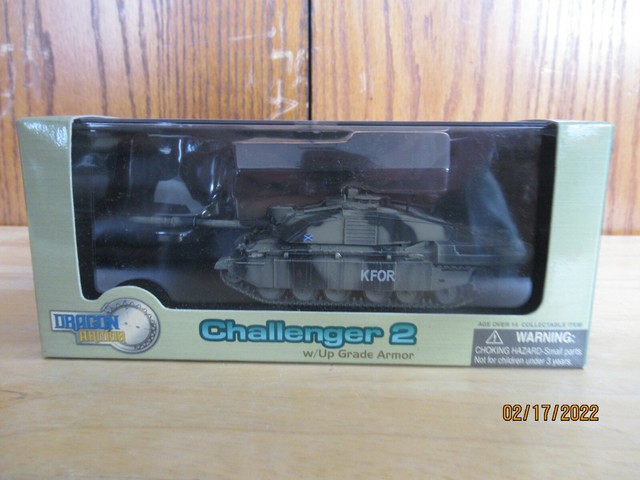 Dragon Armor 60045 Modern Challenger 2 With up Grade Armor 1/72 Diecast ...