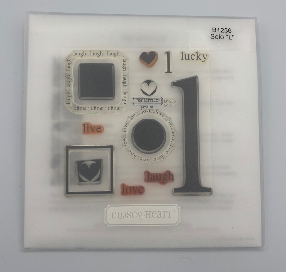 Close To My Heart Stamps ~You Chose. CTMH My Acrylix Stamps | eBay