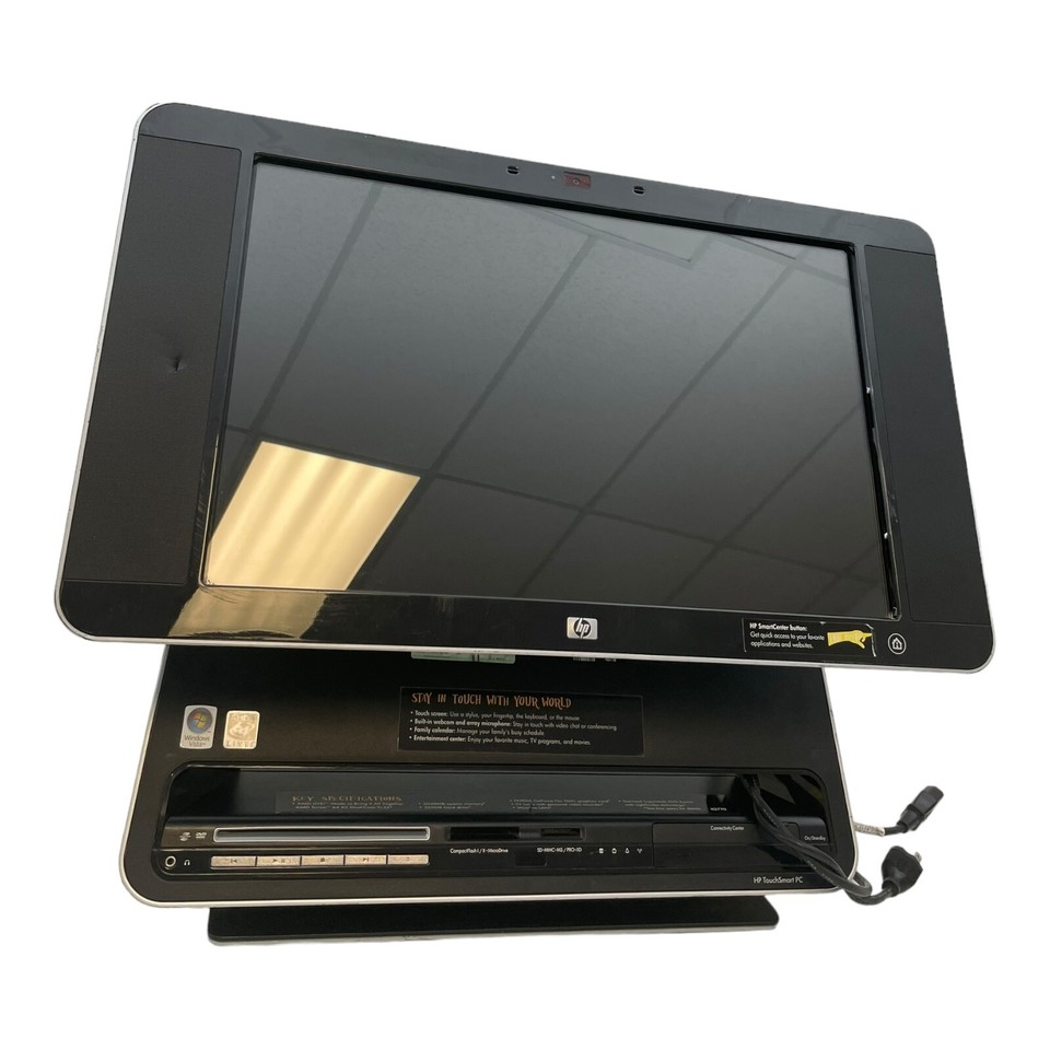 Vintage HP TouchSmart IQ770 PC All-in-One Desktop Computer - WORKS ...
