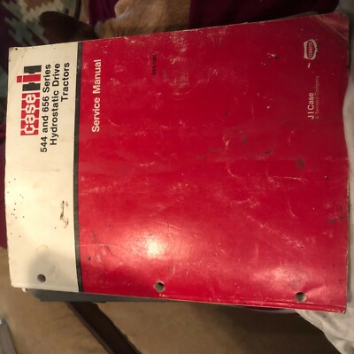 CASE MODEL 544 656 HYDROSTATIC DRIVE TRACTOR SERVICE MANUAL | eBay