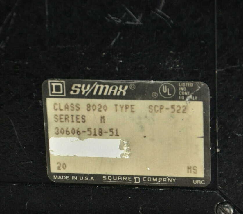 8020-SCP-522-M Square D Processor Unit Model 500 Sy/Max --SA | eBay