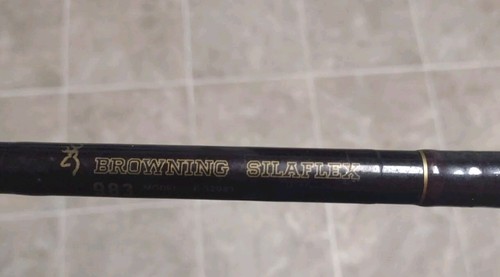 Vtg Browning SILAFLEX 983 8'3" 2pc Model F 32983 Casting Fishing Rod ...