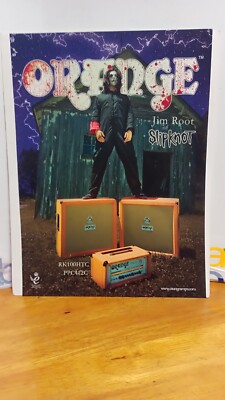JIM ROOT SLIPKNOT ORANGE RK100 AMPLIFIER GUITAR PRINT AD 11 X 8.5 B1 | eBay