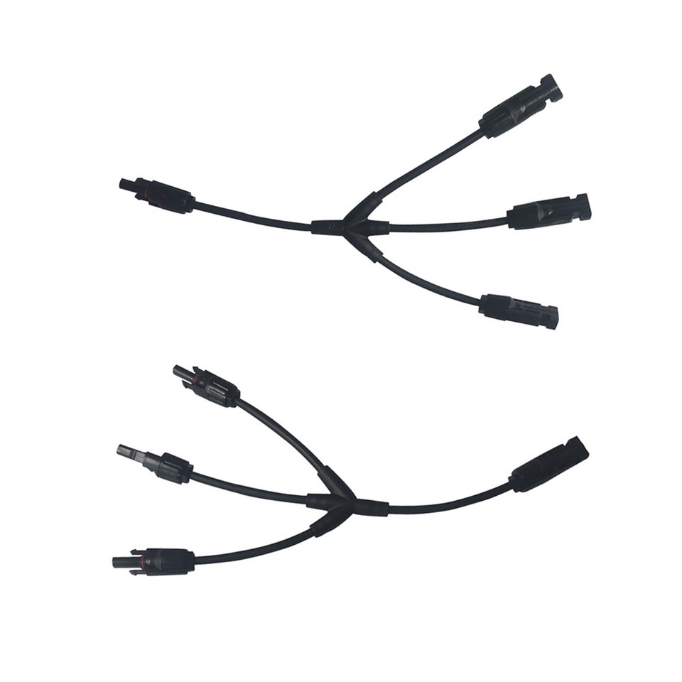 PV Solar Cable Connector Solar Panel Adapter Cable 3 Y Branch ...