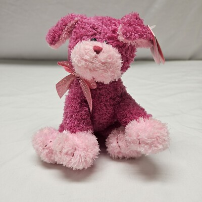 NWT Ty Beanie Baby- FANCIFUL THE PINKY'S DOG 6" Stuffed Plush Animals ...