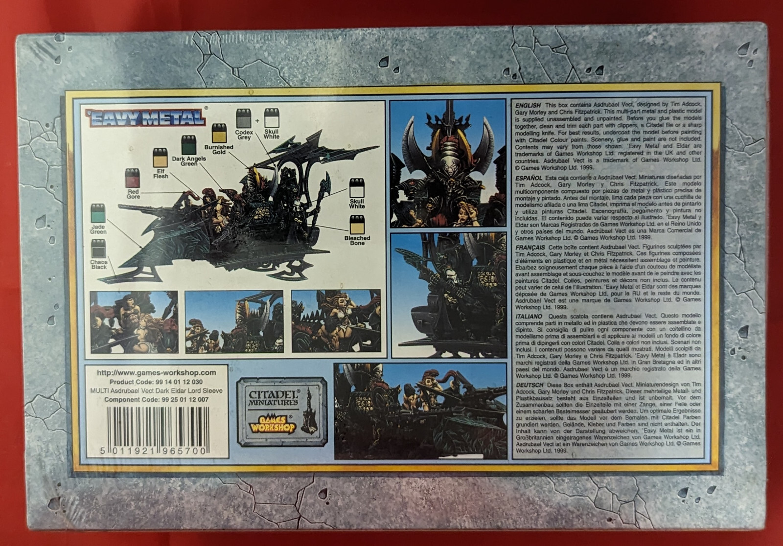 Warhammer 40K - GW, Citadel - Asdrubael Vect Dark Eldar Lord (Mint ...