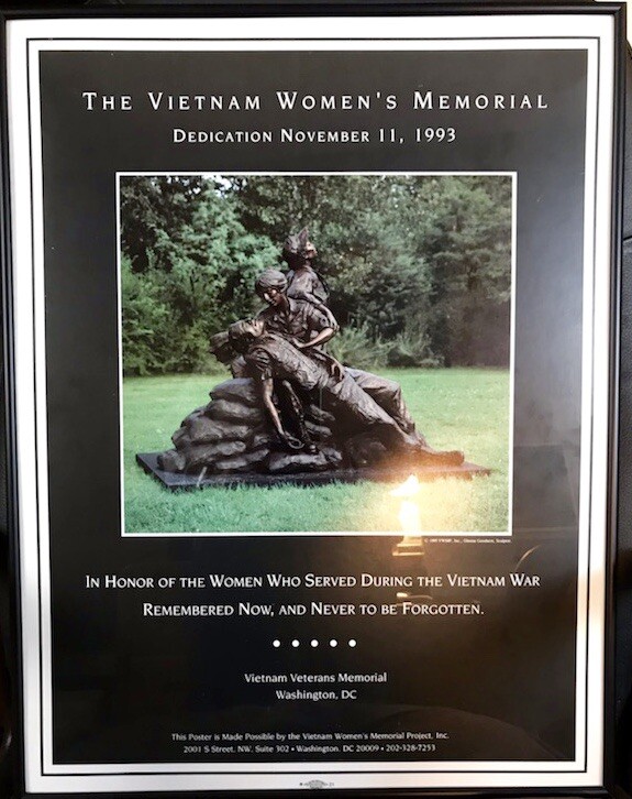Vietnam Memorial Women Statue Clipart March Is Women's History Month