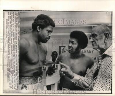 1974 Press Photo Boxers Ron Lyle & Jimmy Ellis weigh in, Denver ...