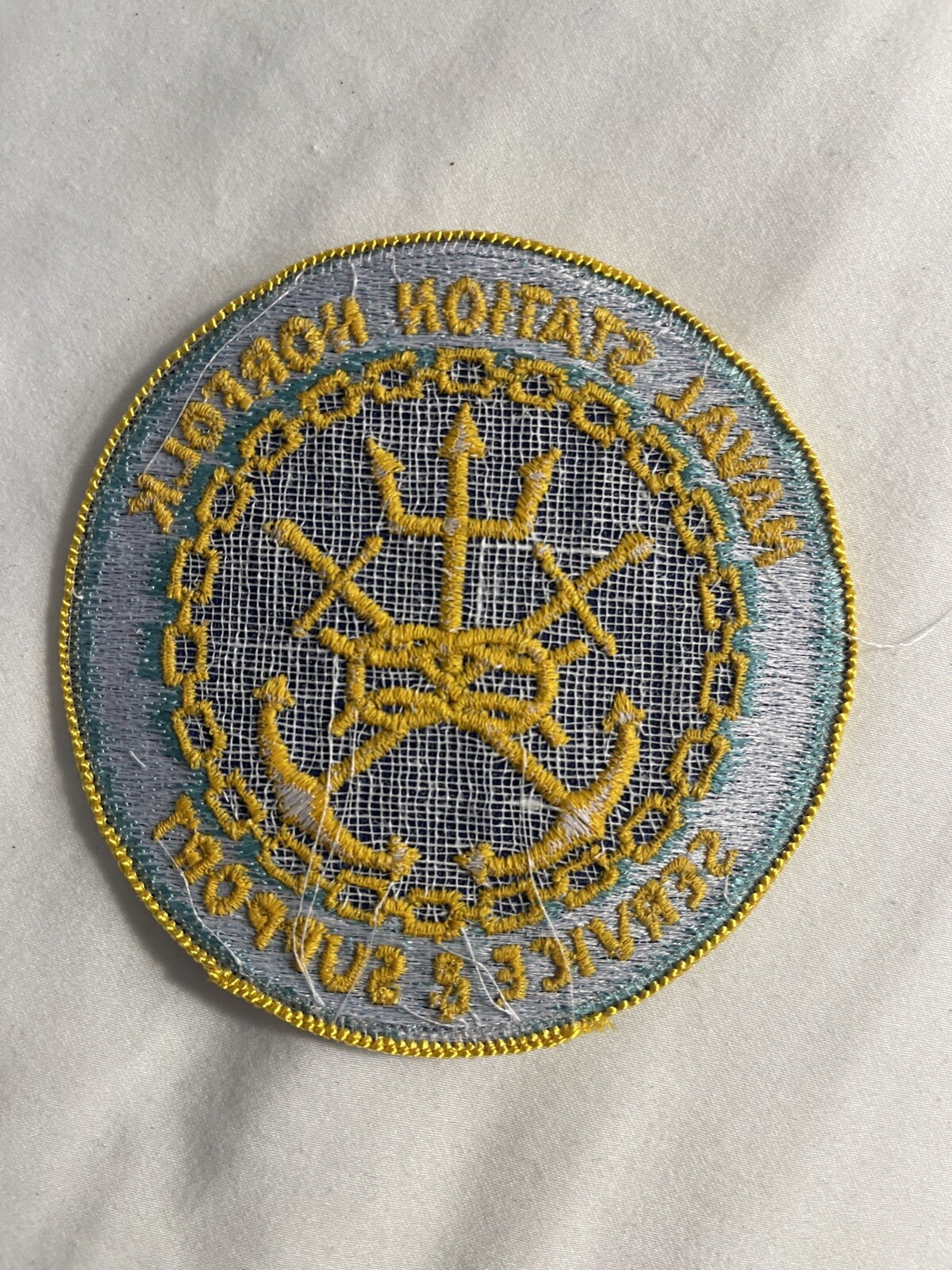 Vintage US Naval Station Norfolk Patch Service and Support | eBay