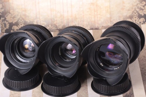Anamorphic Lenses Set - Helios 44-2 58mm, Mir 1V 35mm, Jupiter 37A ...