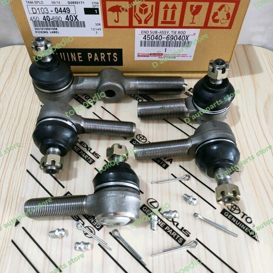 Toyota Land Cruiser BJ40 FJ40 HJ40 Tie Rod End Set 5 Pcs 45040-69040X ...